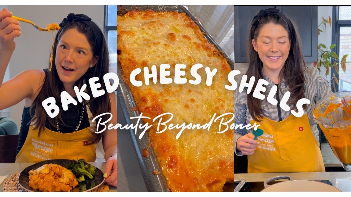 BAKED CHEESY SHELLS! – Ultimate Pregnancy Recipe! – BeautyBeyondBones