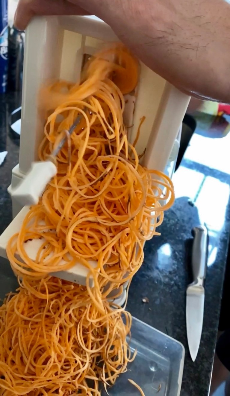 Cod Almondine with Shoestring Sweet Potato Fries! – BeautyBeyondBones