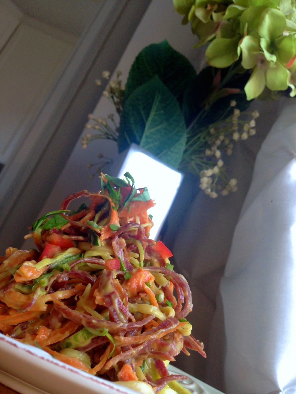 Zesty Rainbow Ribbon Salad – BeautyBeyondBones