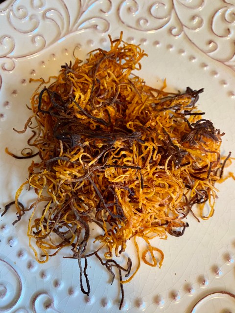 Cod Almondine with Shoestring Sweet Potato Fries! – BeautyBeyondBones